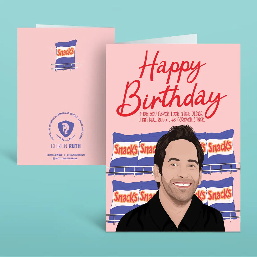 Paul Rudd Birthday Card – Oh Ramona