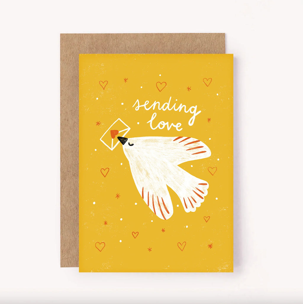 Sending Love Greeting Card | by Lauren Sissons Studio – Oh Ramona