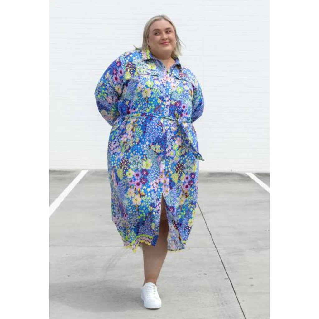 Tapered Dress in Zesty Spring – Oh Ramona