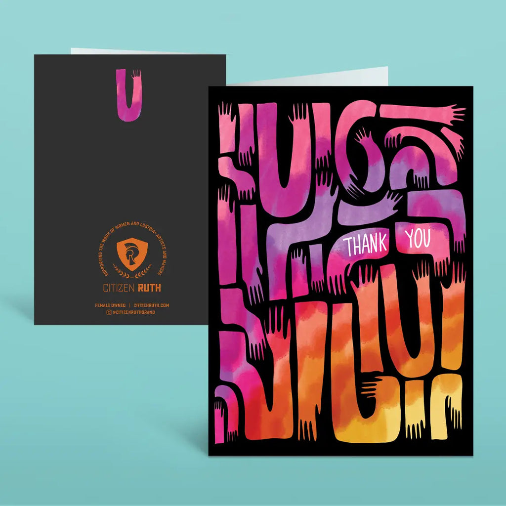 Thank You Hands Card – Oh Ramona